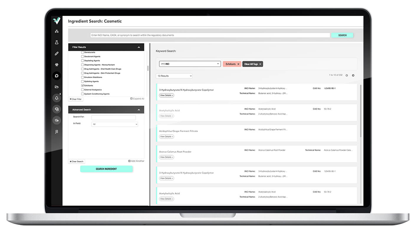 Ithos: Cosmetic Regulatory Software